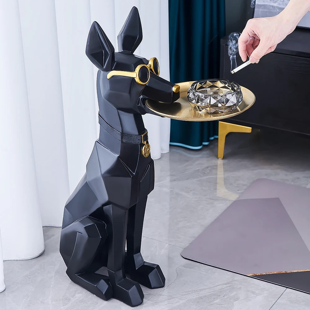 DASHING DOBERMAN DOG SERVER-BIG SIZE – HOMEFLUFF